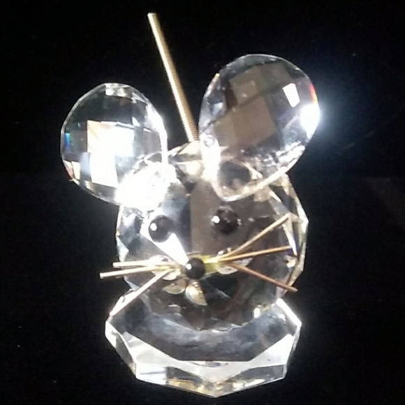 Swarovski | Accents | Swarovski Retired Vintage Adorable Crystal Mouse ...